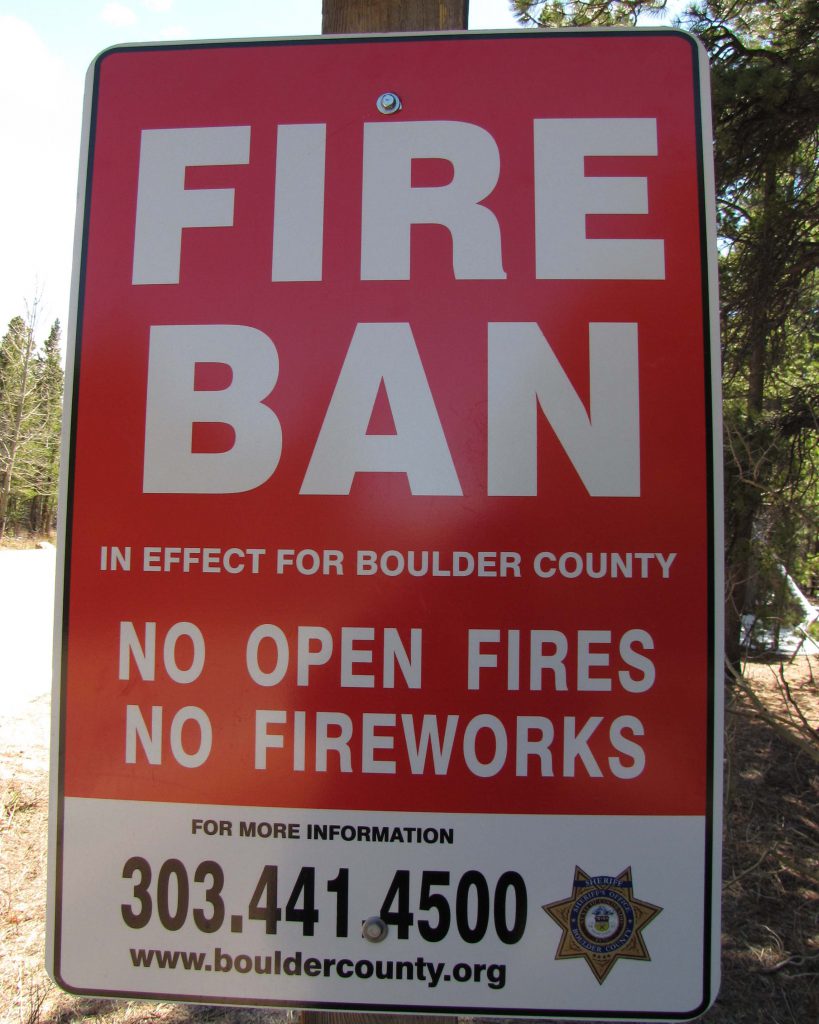 Fire ban in place for mountain areas of Boulder County - Boulder ODM
