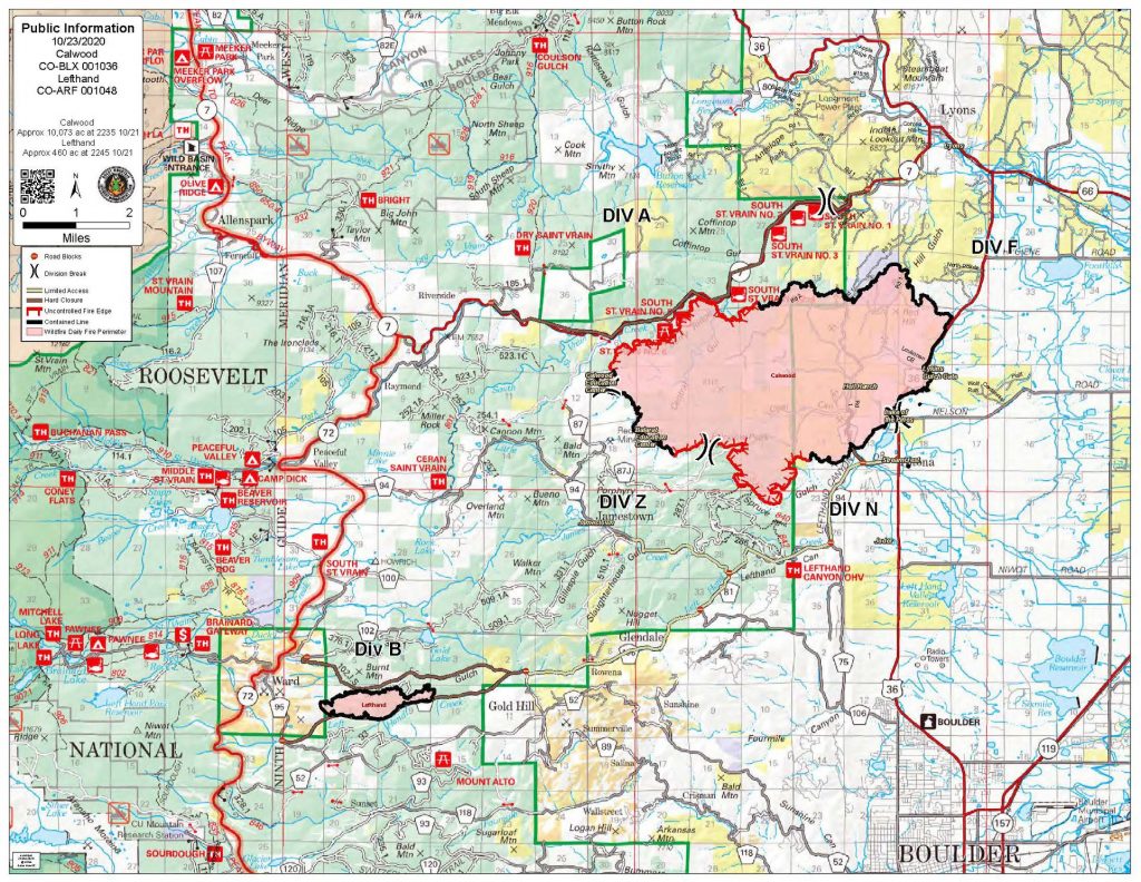 Update on the fires from the Incident Management Team - Boulder ODM