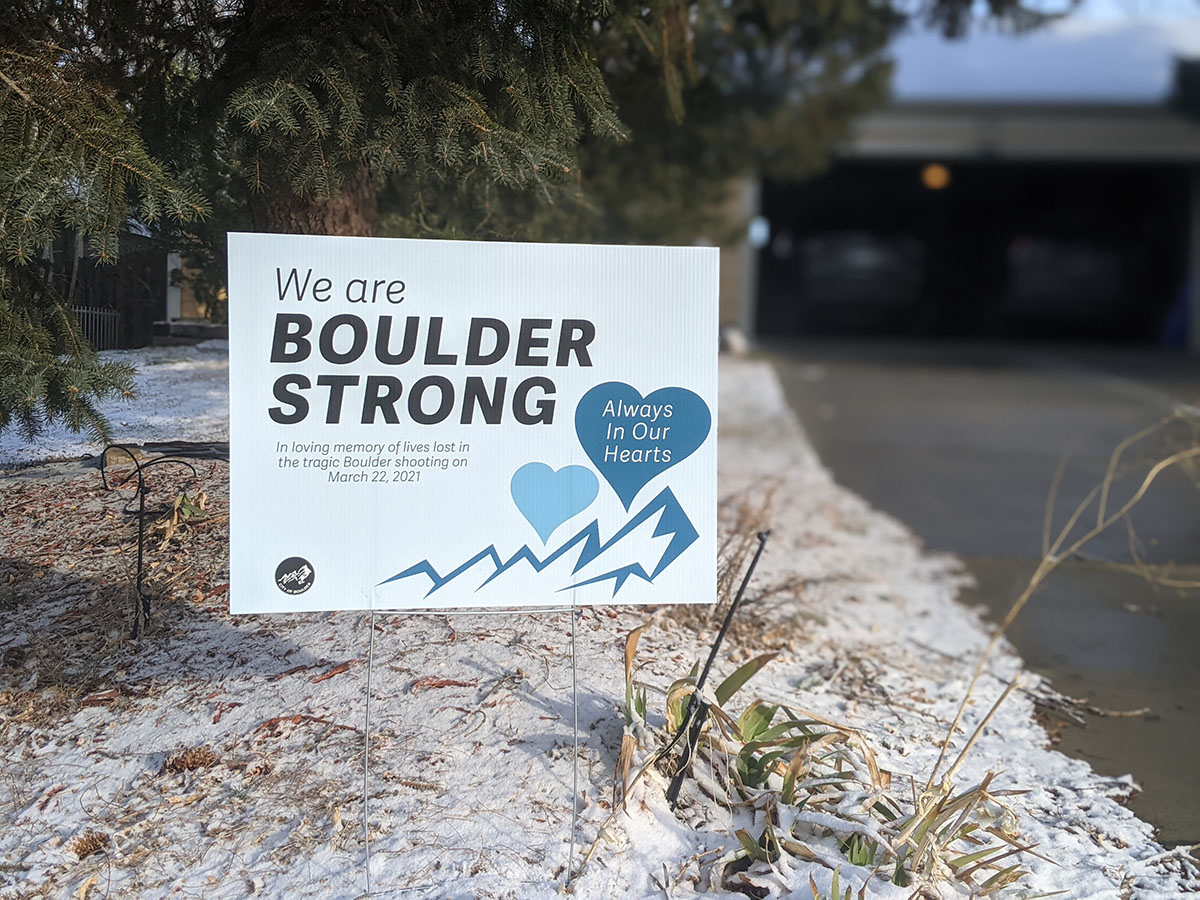 Boulder Strong graphics, social media resources and printable yard ...
